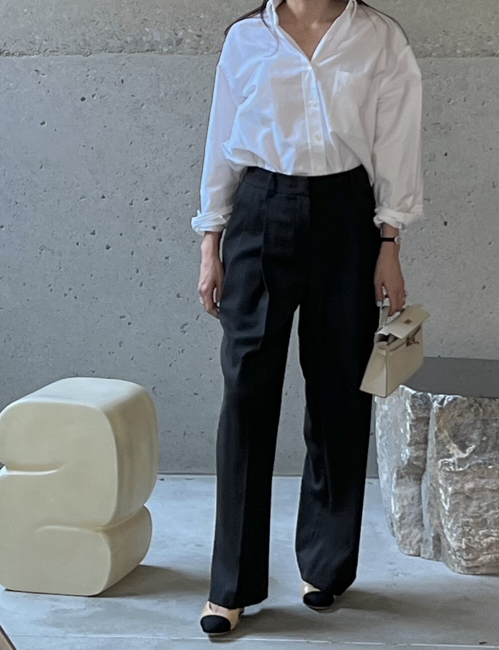 Automne Tuck Pants [Moonless Night]