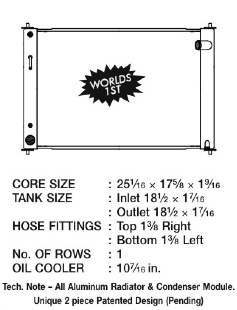 [CSF] G37.370Z - PERFORMANCE RADIATOR