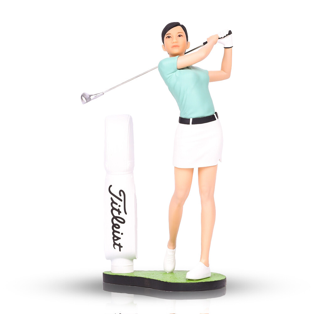 홀인원기념품 골프 피규어 싱글패 이글패 감사패 트로피