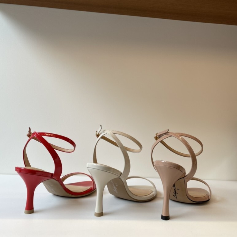 Summer Essential - Bright Red Strap Sandals - (5,6,7,8,9cm)