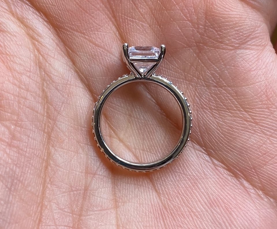 Princess cut Isabel Ring