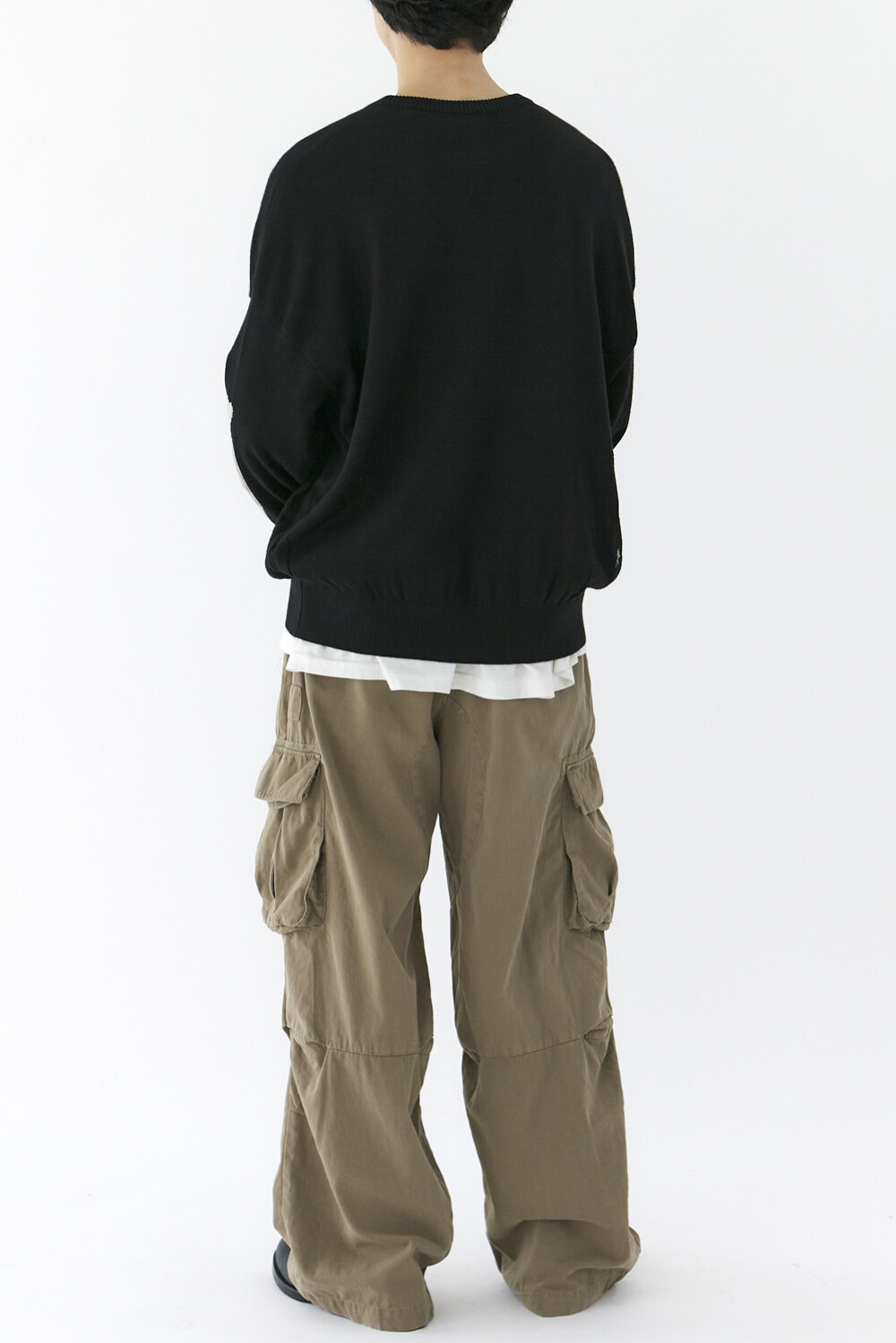 (02.15 PM6:00) belted cargo pants 1.2v - deep beige
