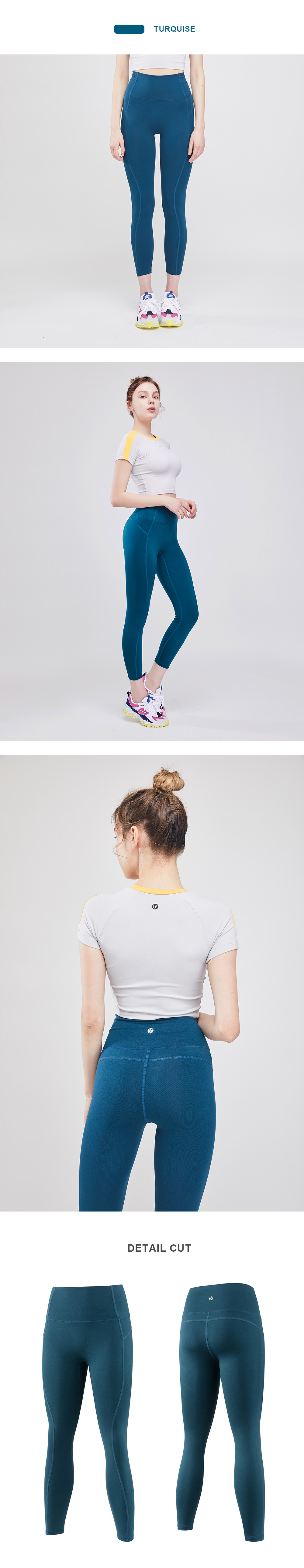 [LUFIT SET.01]에브리데이크롭티셔츠+1인치"레깅스