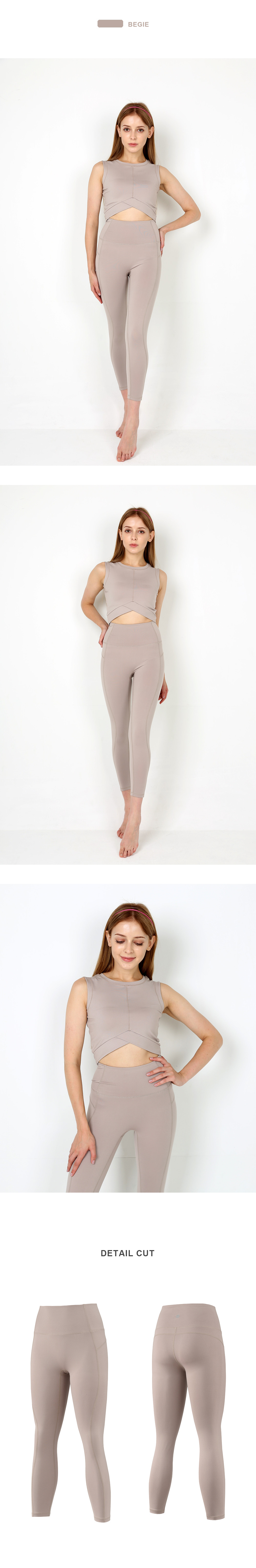 [LUFIT SET.02]모어리프레쉬티셔츠+1인치"레깅스