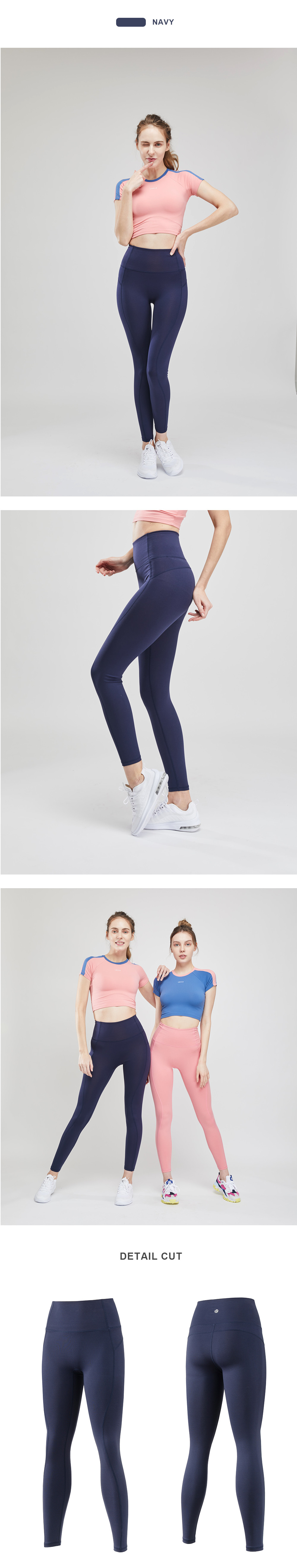 [LUFIT SET.01]에브리데이크롭티셔츠+1인치"레깅스