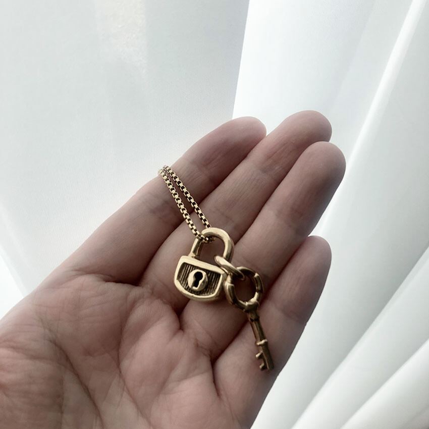 Key & Lock Necklace