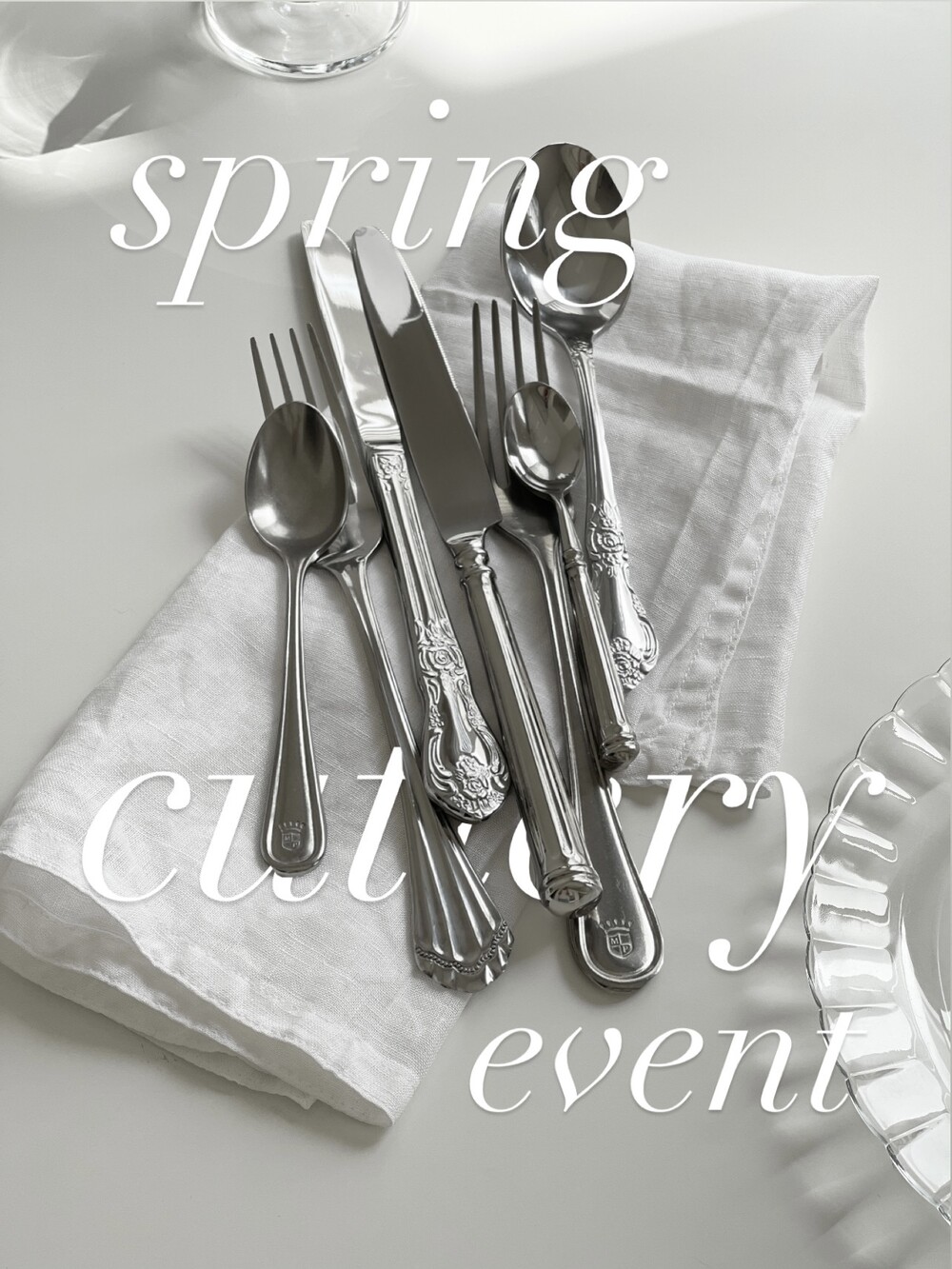 Diner Cutlery Black Dinner Set