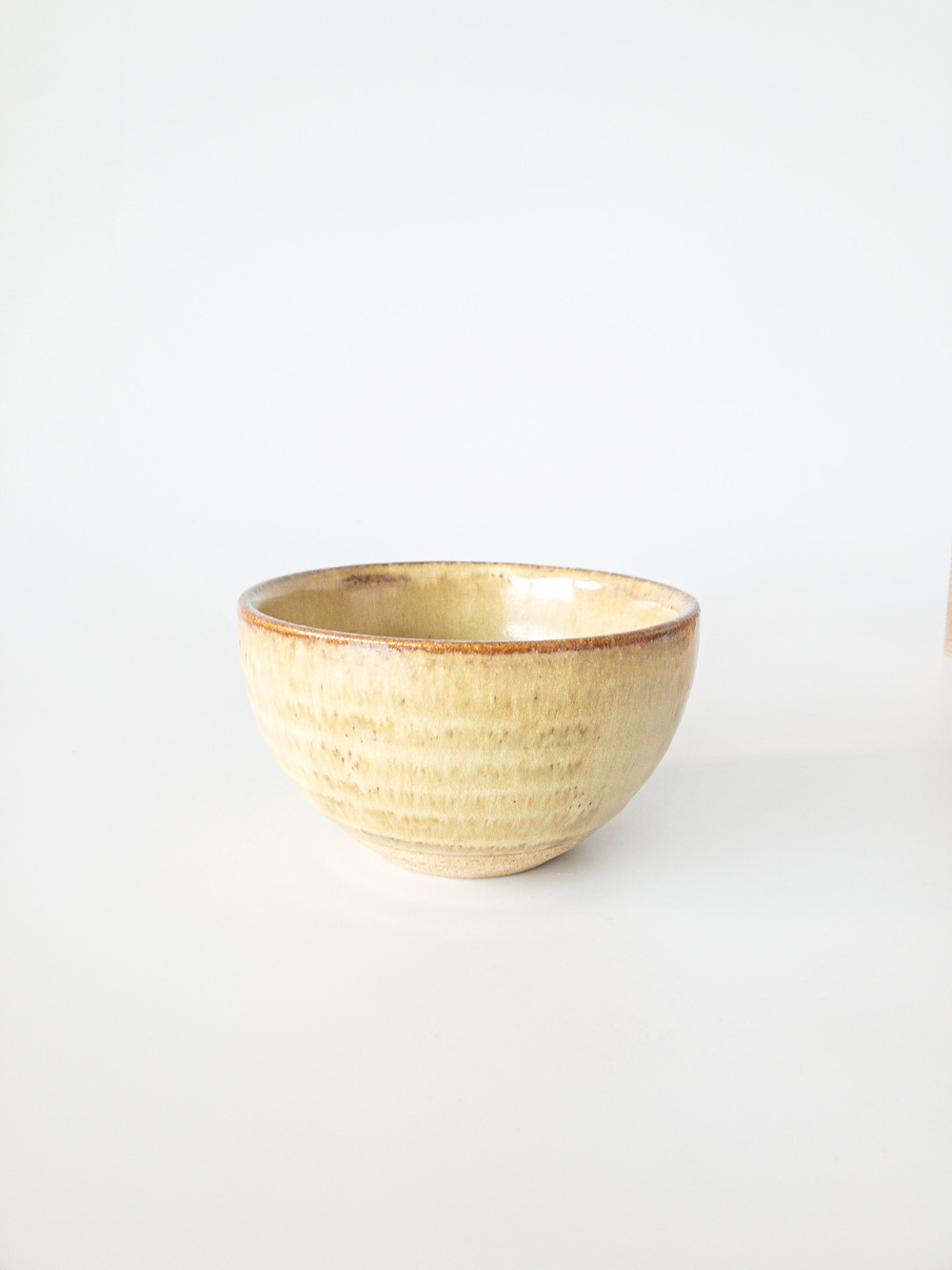 [Vintage] Cream Yellow Chawan