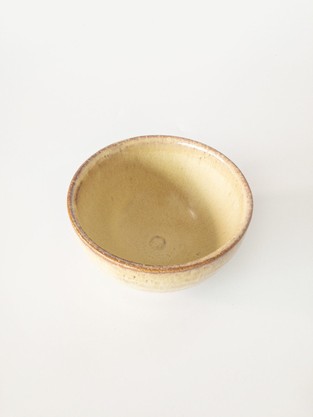 [Vintage] Cream Yellow Chawan