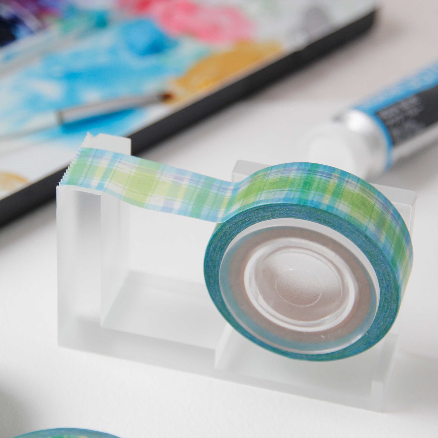 Painting Check Masking Tape [Sea Green]