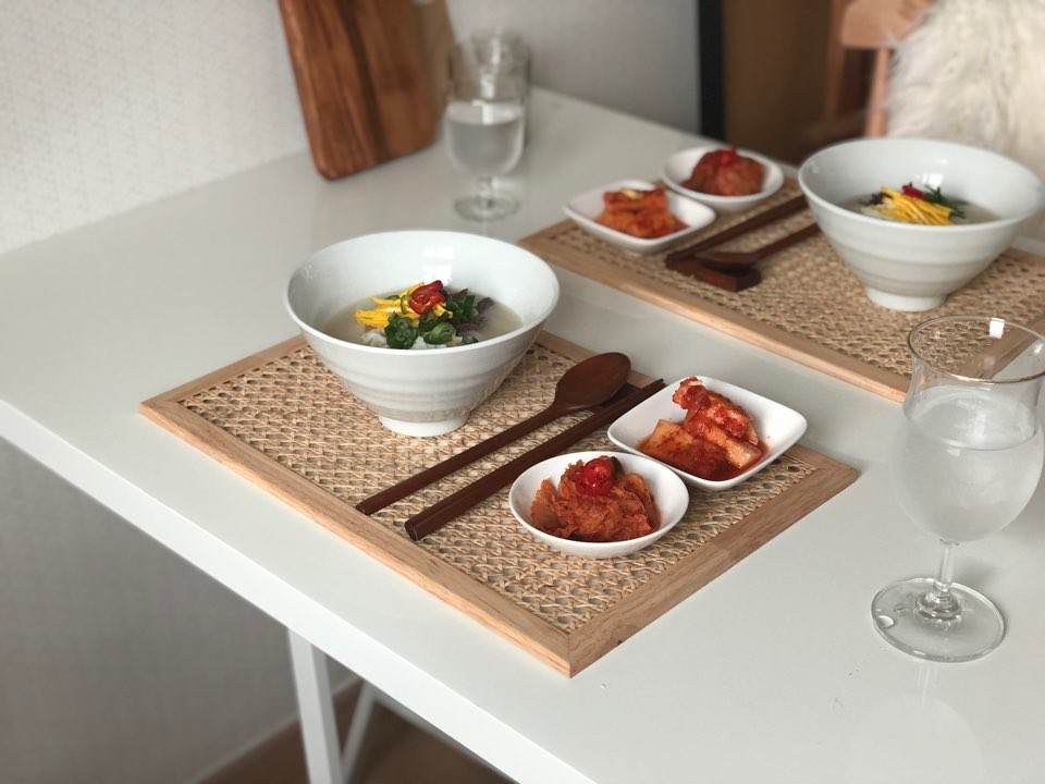 vamir cane table mat (사각 테이블 매트)