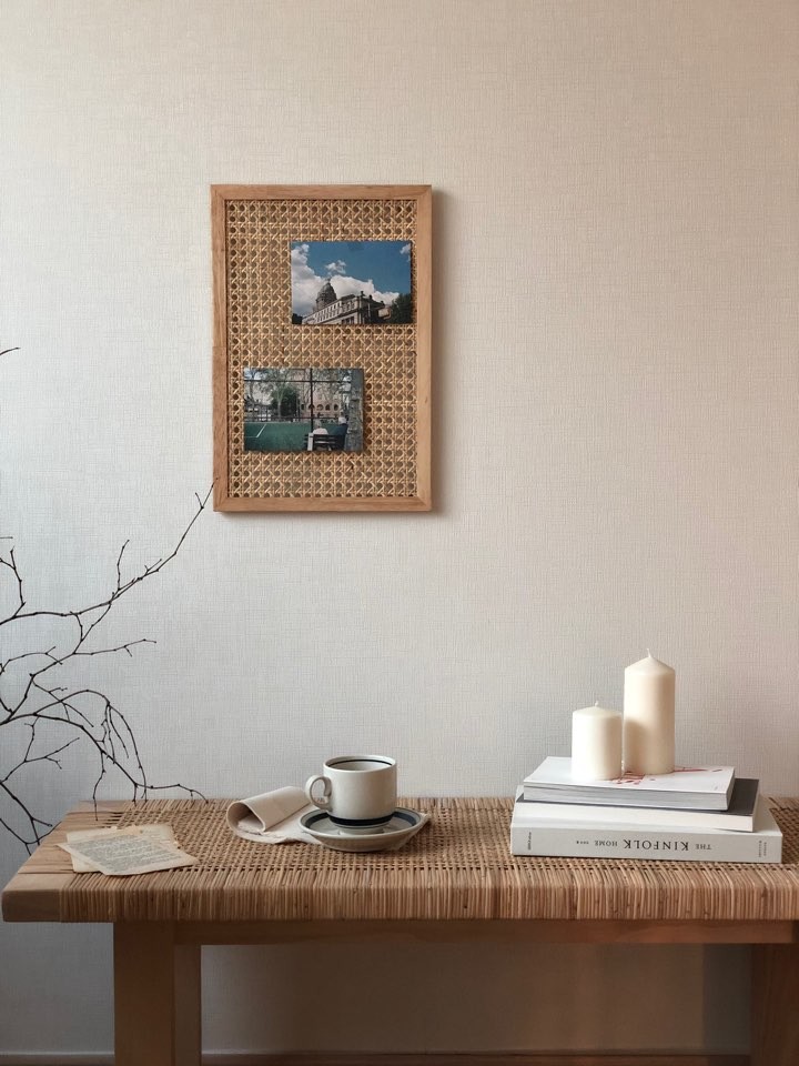 vamir cane table mat (사각 테이블 매트)