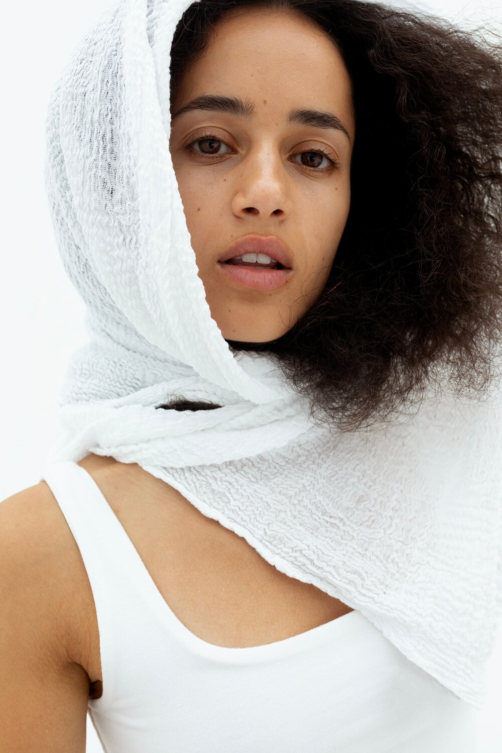 [국내 배송] GABI fabrics - SHASH HEAD SCARF (AFROBLANC)