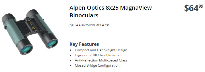 Magnaview(마그나뷰) 8x25 쌍안경 망원경