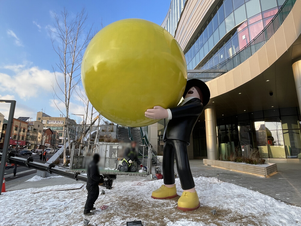 수원 스타필드 조명형 실외 대형 캐릭터 건축 조형물