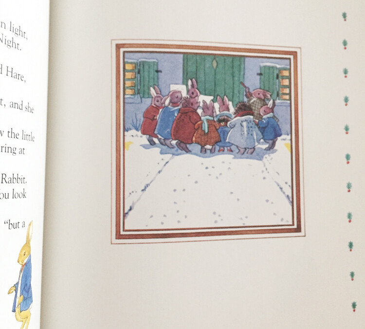 Vintage little grey rabbit's christmas book