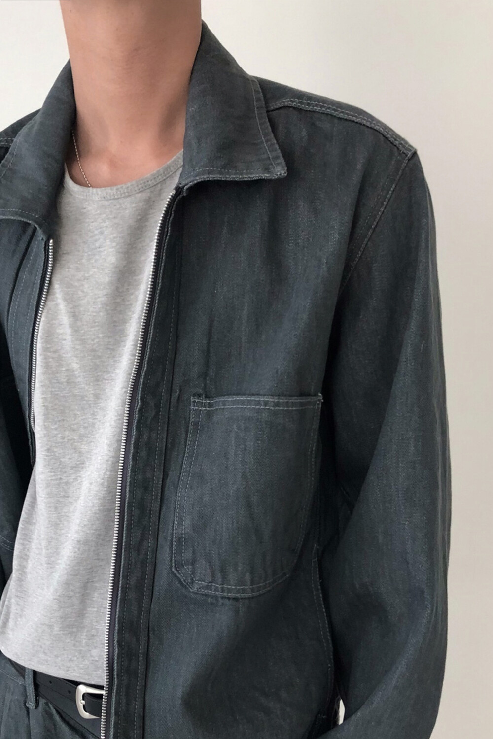 topper denim set up (jacket)