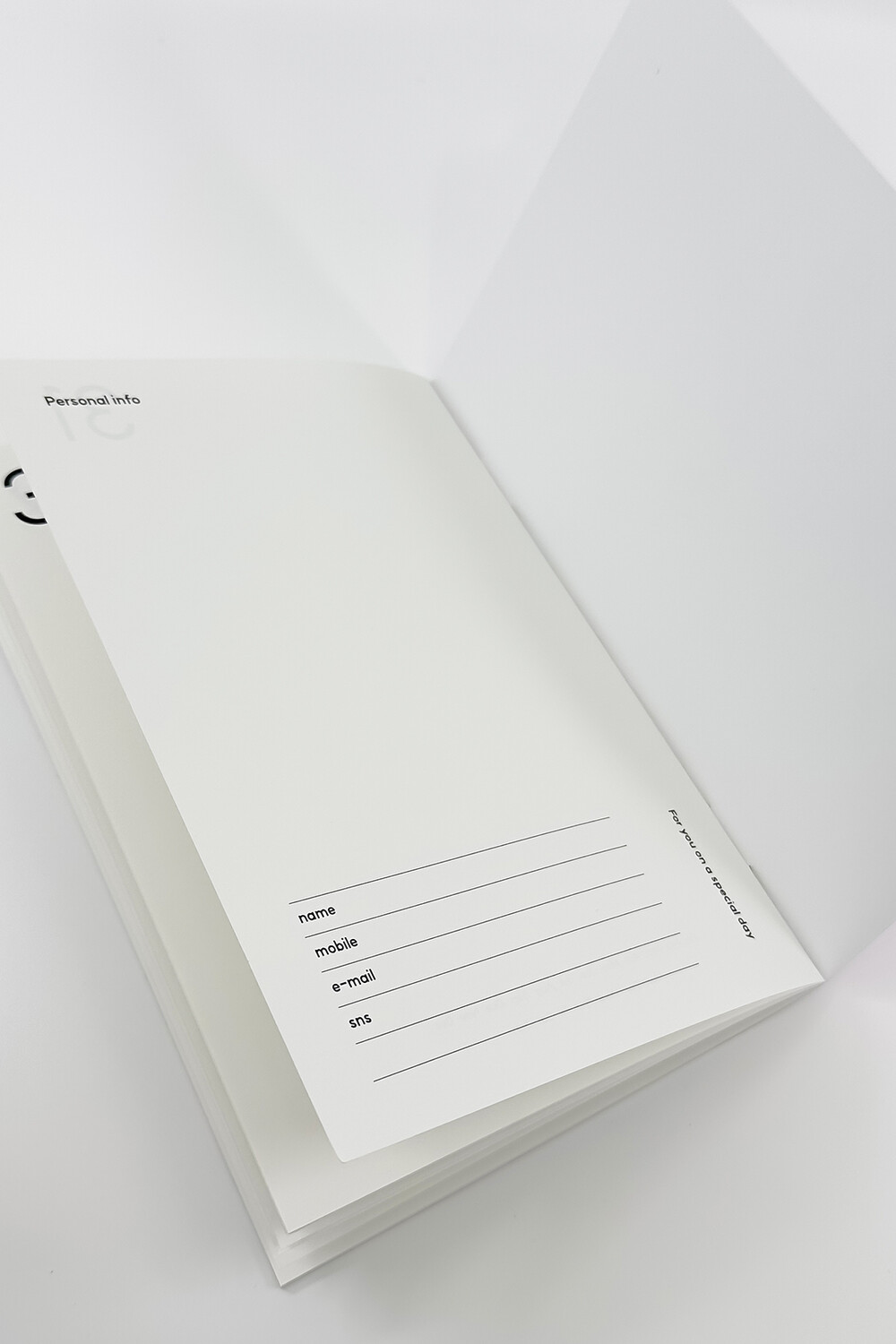 4U daily note - Peach pink