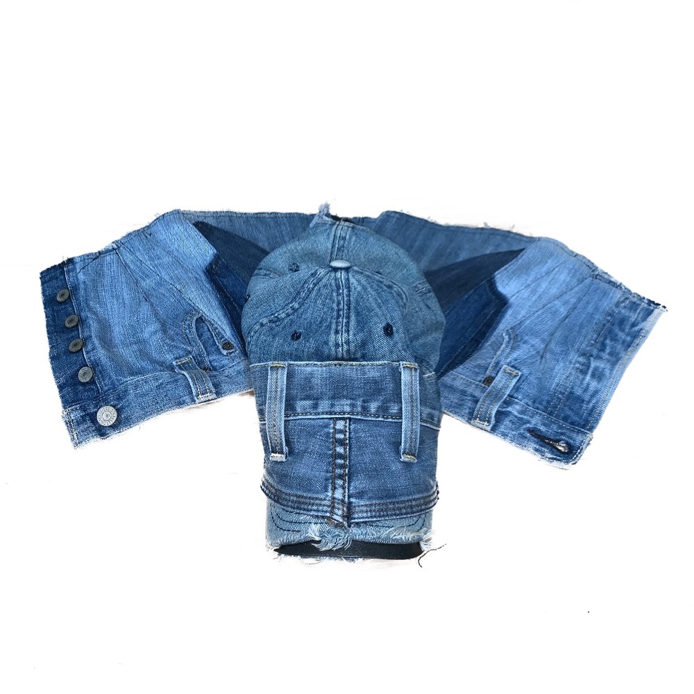 remake custom denim desert cap CT0002