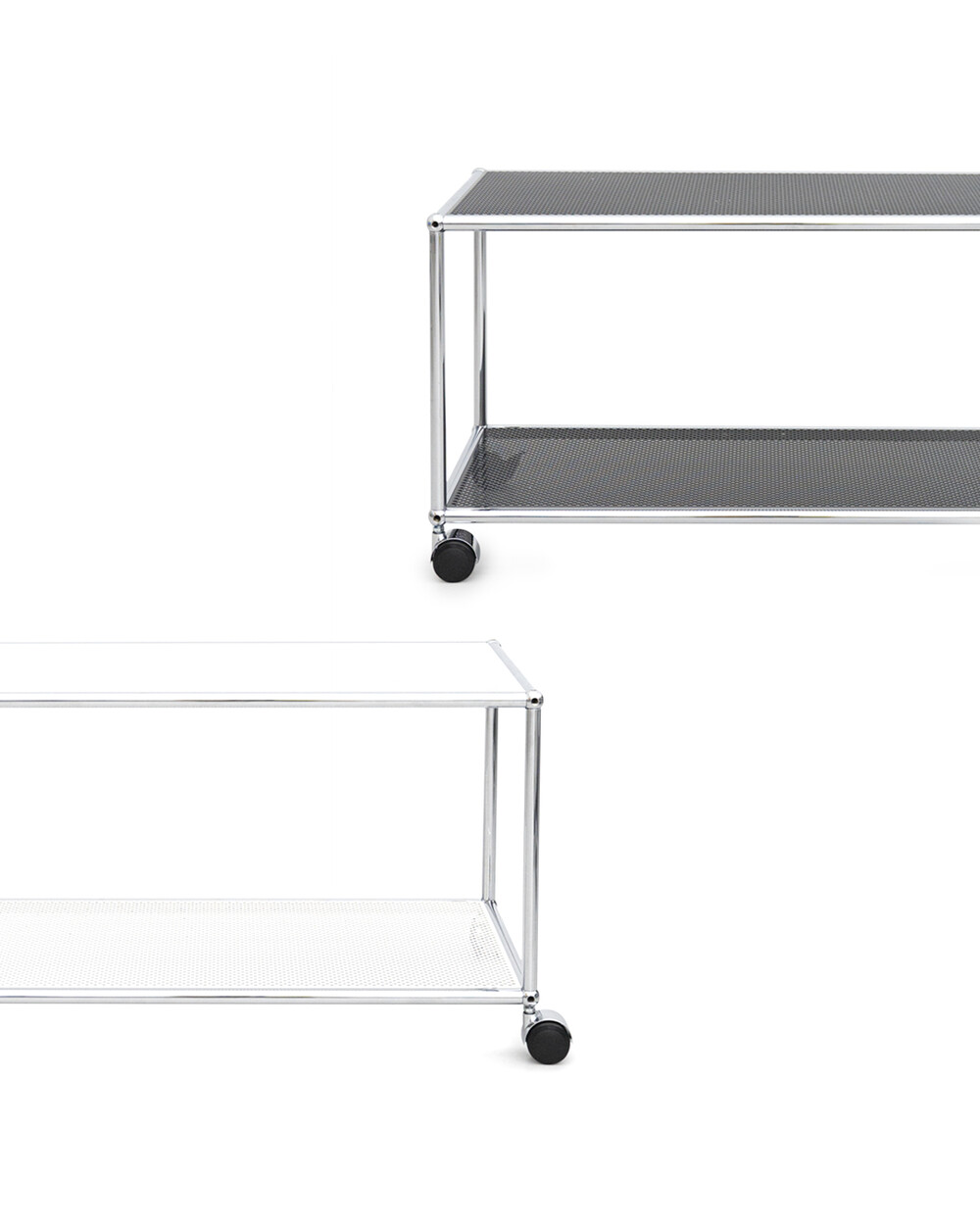 USM Haller perforated side table white