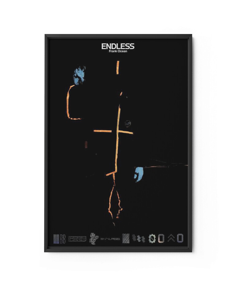 Frank Ocean 'Endless' Double-sided Poster Frank Ocean 'Endless' Double-sided Poster