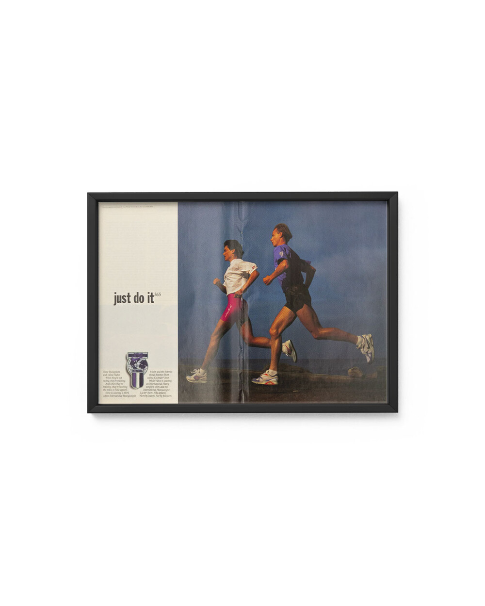 90s NIKE 'Just do it 365' Steve Moneghetti & Vicki Huber Original AD