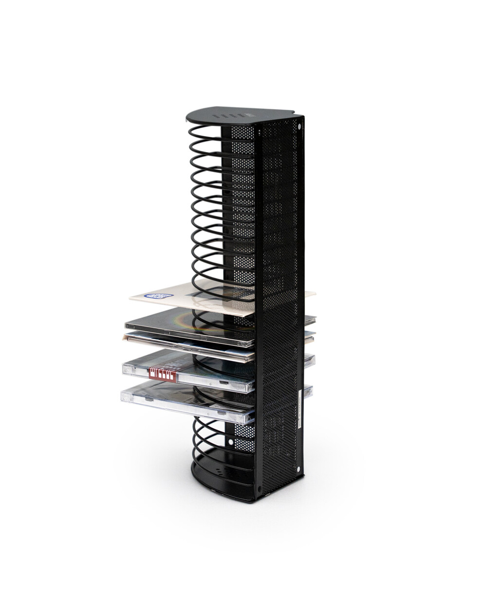 90s Techpoint CD Rack Black