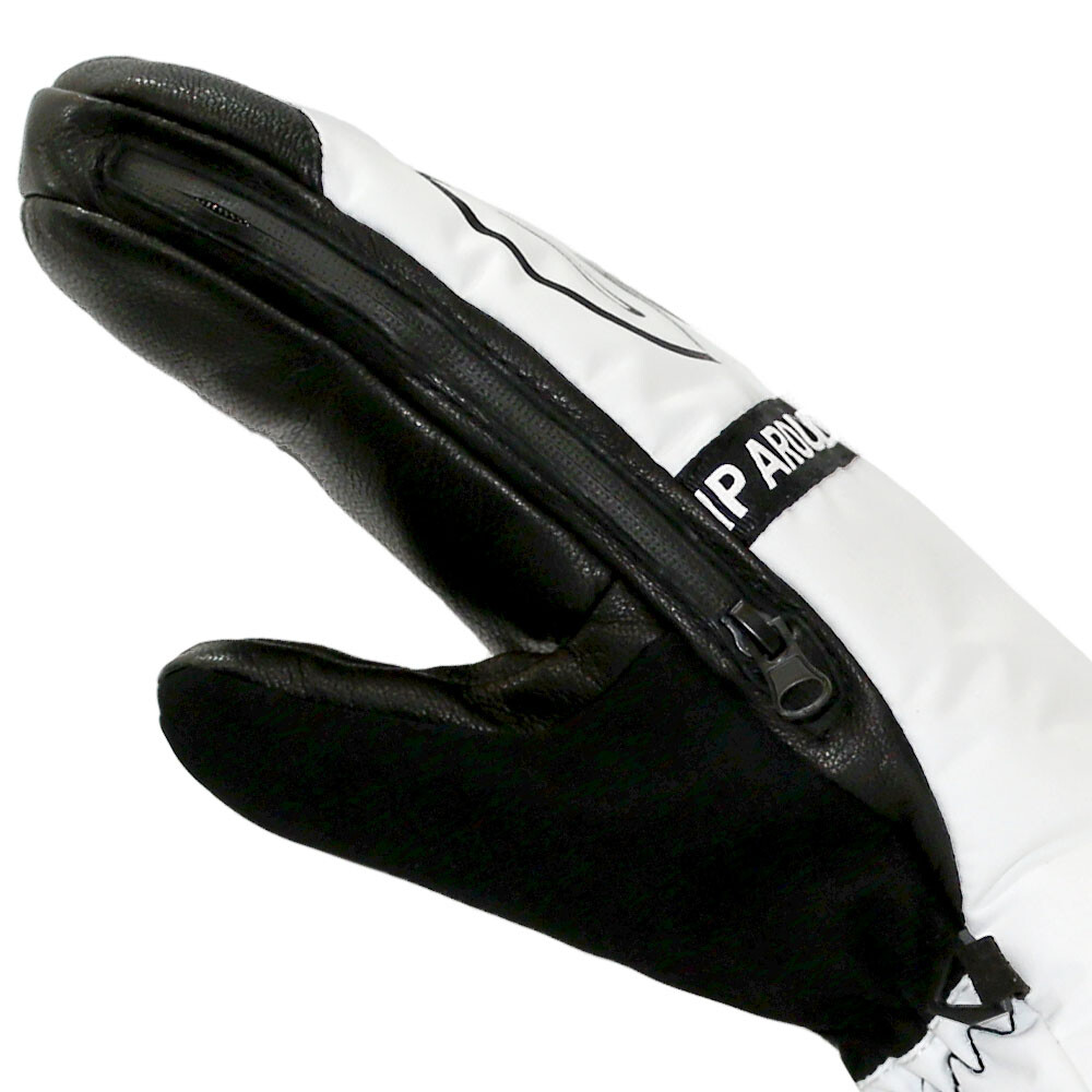 ROMP TO. OPEN MITTEN (WHITE)