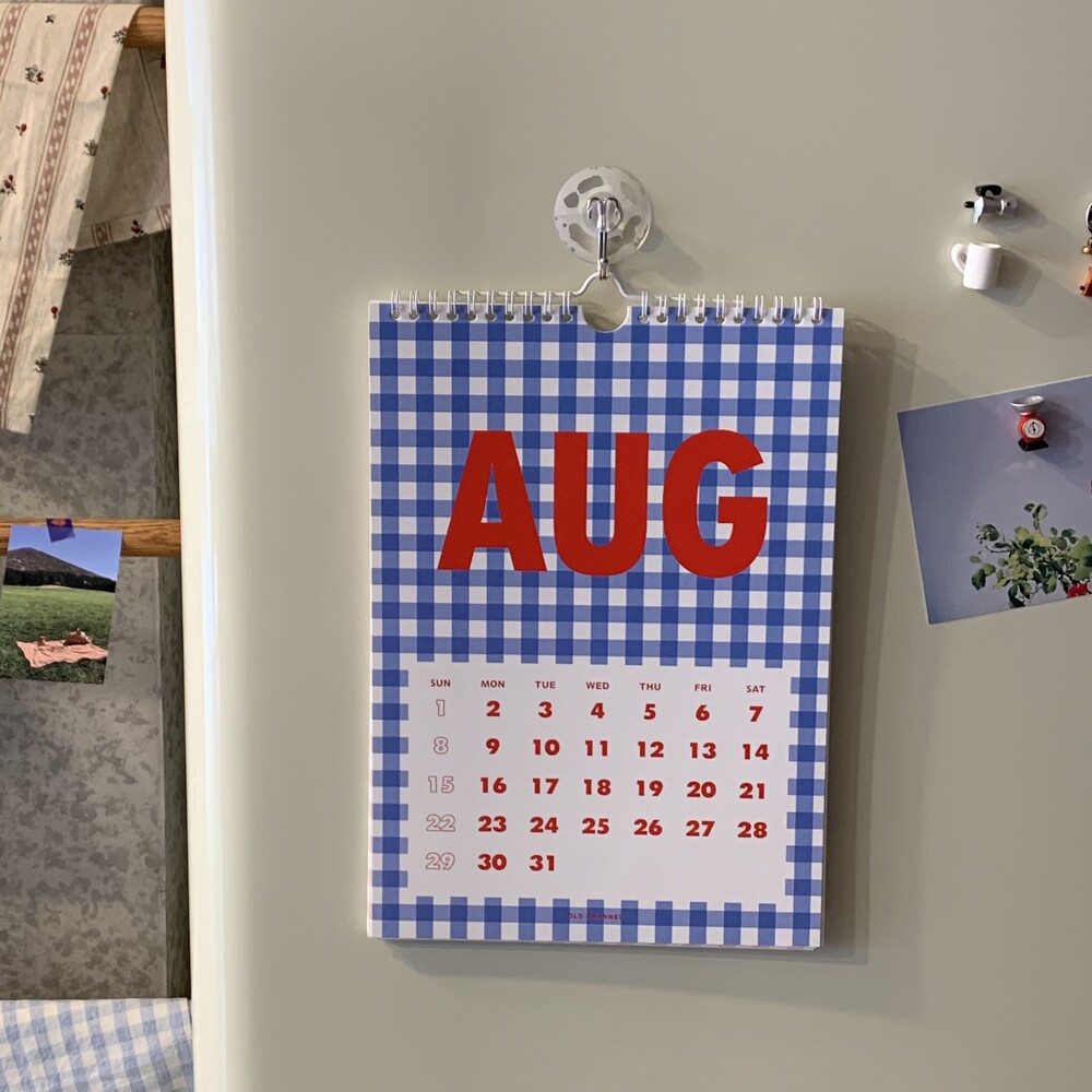 올드채널 2021 GINGHAM CALENDAR (벽걸이형)
