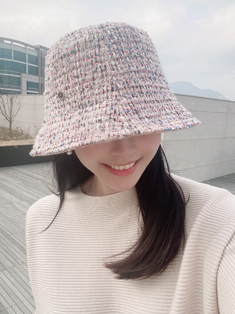 Coco Tweed Bucket Hat [3Cols.]