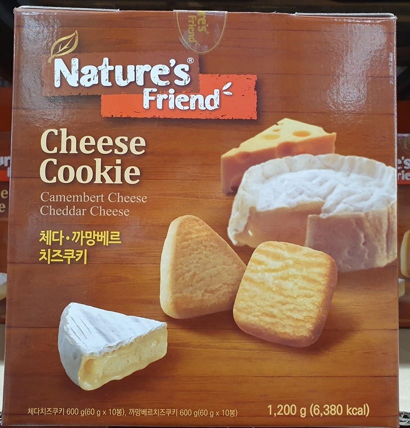 네이쳐 스프렌드 체다 까망베르 쿠키 60G*20ea