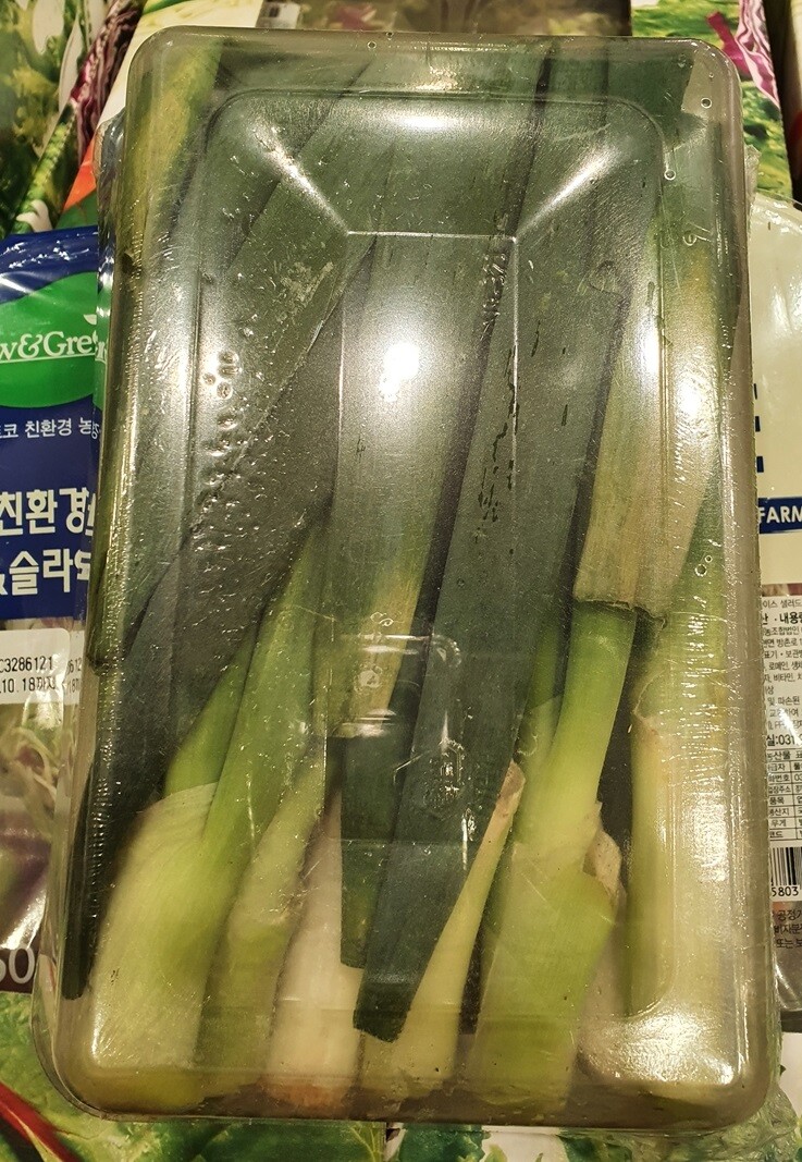 국내산 깐대파 냉장보관500G*2EA