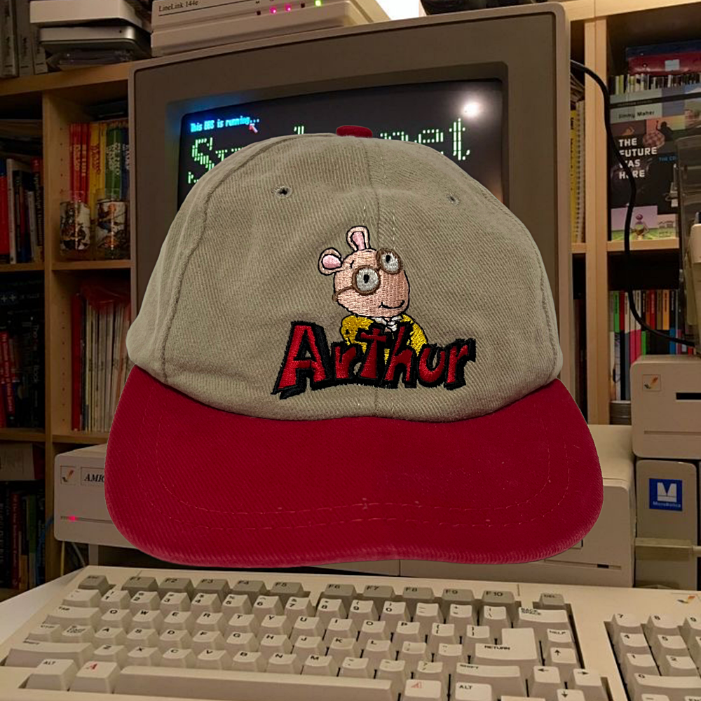 Vintage 90's Kids Arthur Cap (Red)