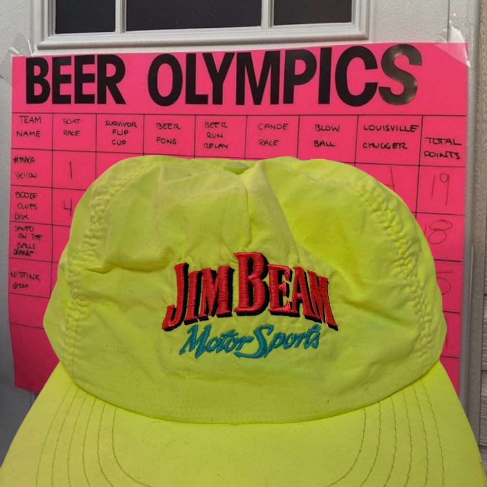 Vintage 90's Jim Beam Cap (Neon )