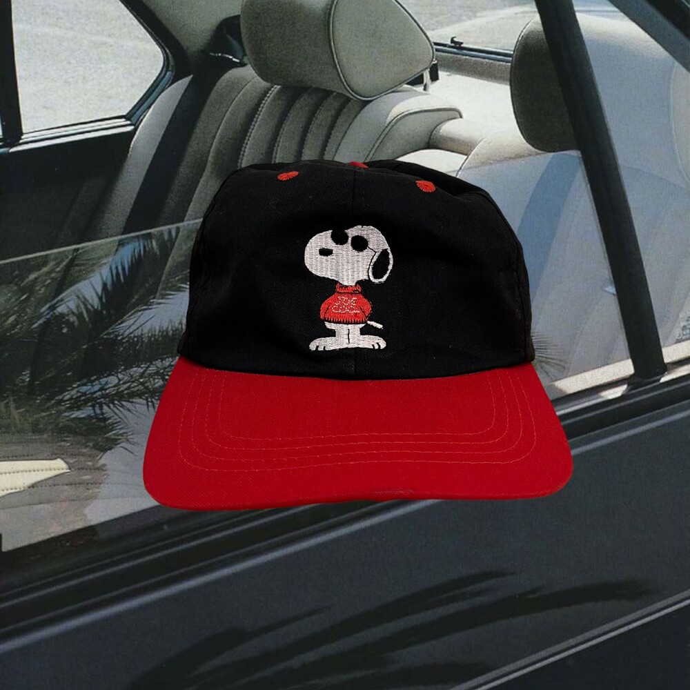 Vintage 90's Snoopy Cap (Black)
