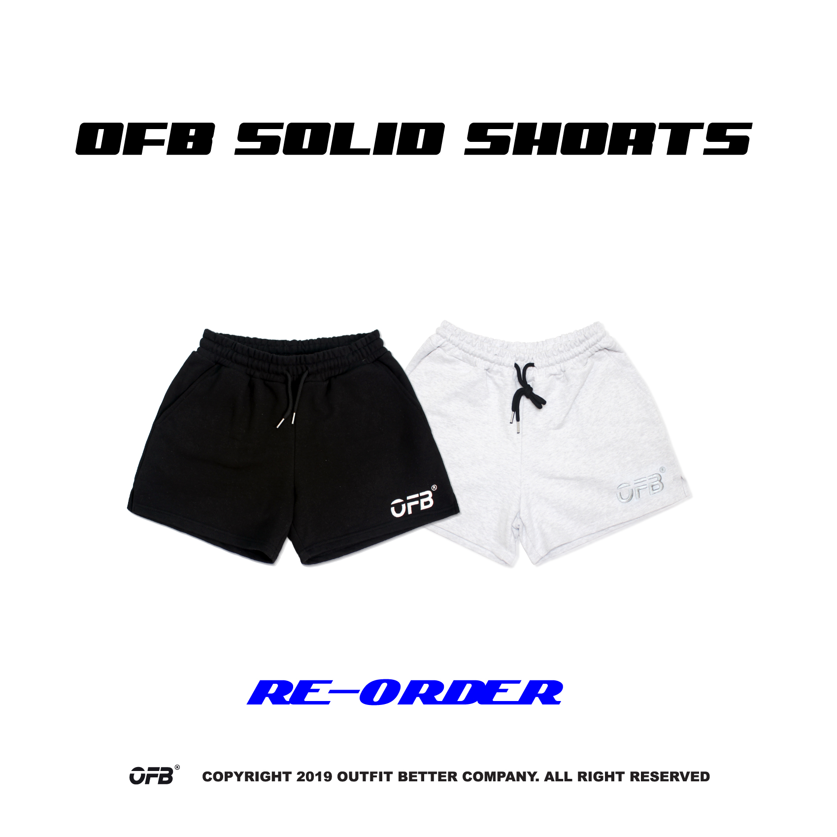 OFB SHORT PANTS - 아웃핏베럴