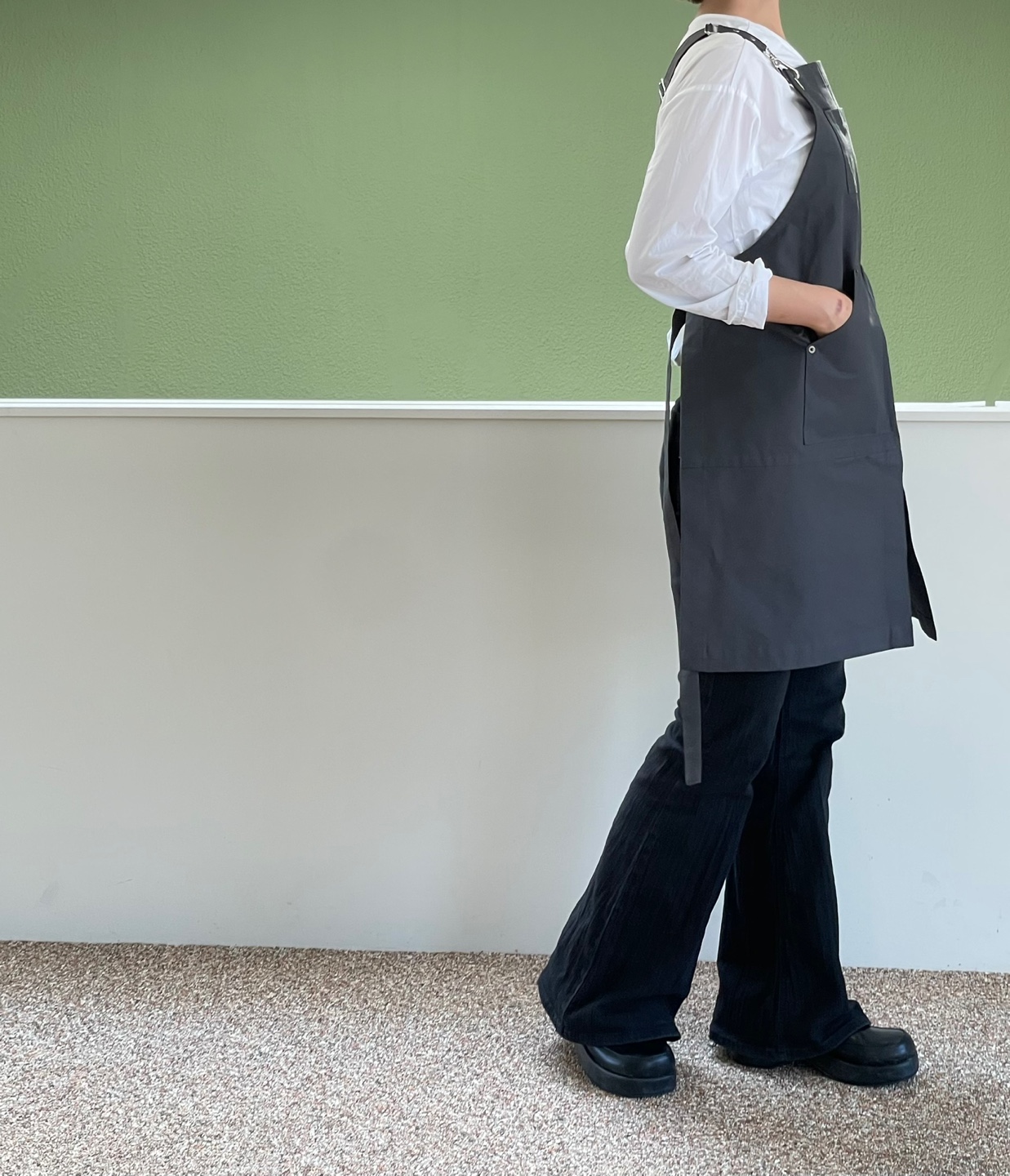 waterproof split apron