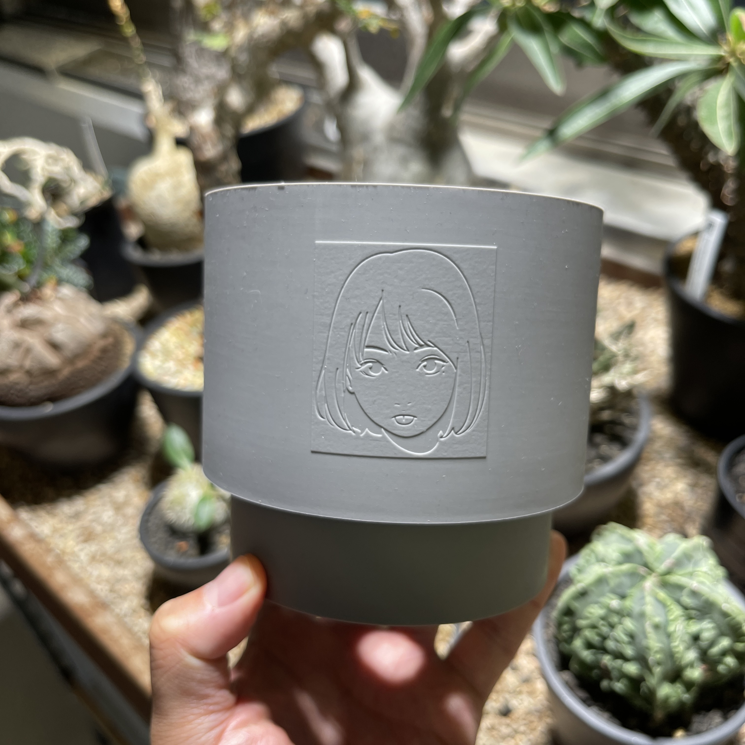 BACKSIDEWORKS Silicone Pot (Dark Gray)