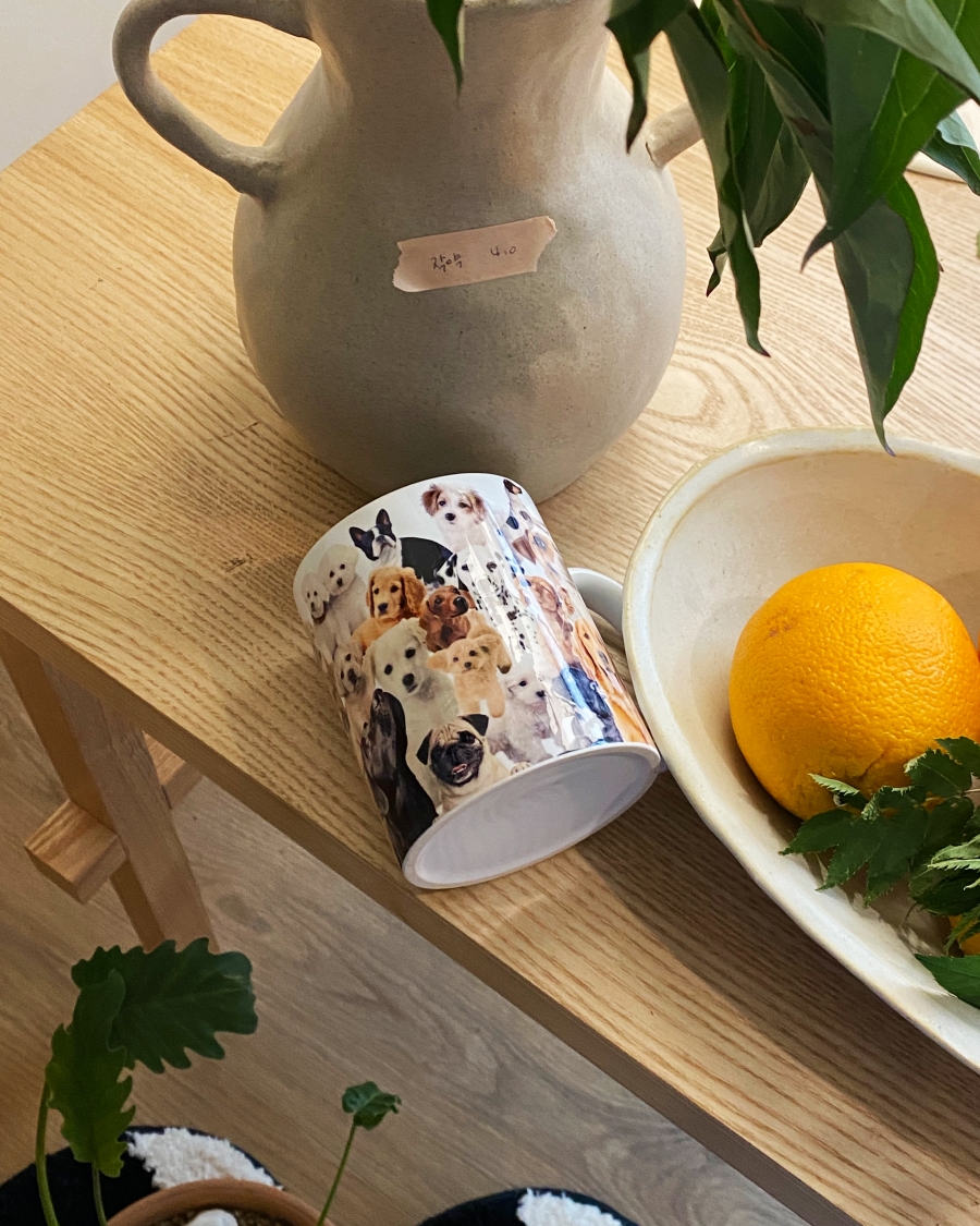 Love puppy mug cup - 감도 깊은 취향 셀렉트샵 29CM