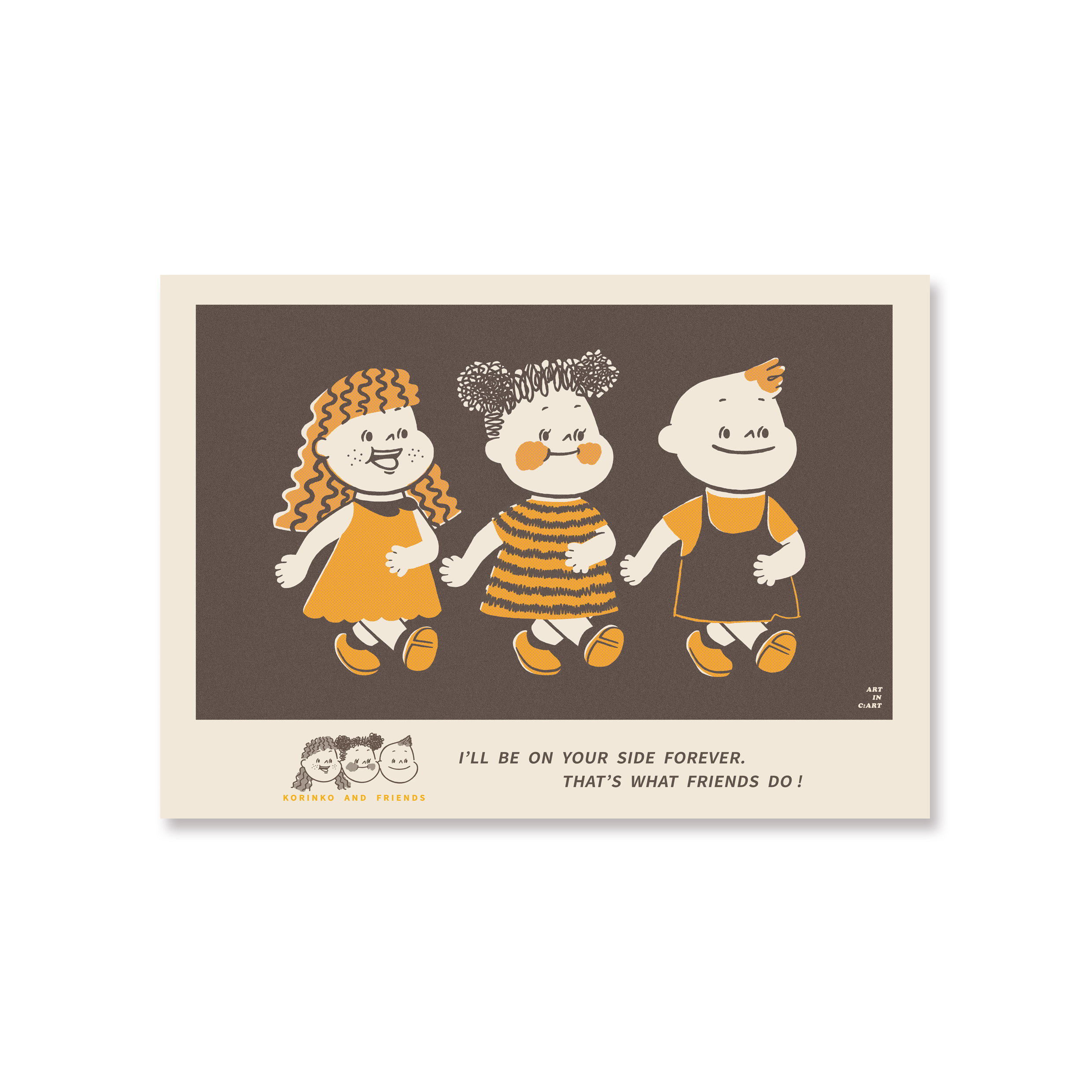 FRIENDS POSTCARD