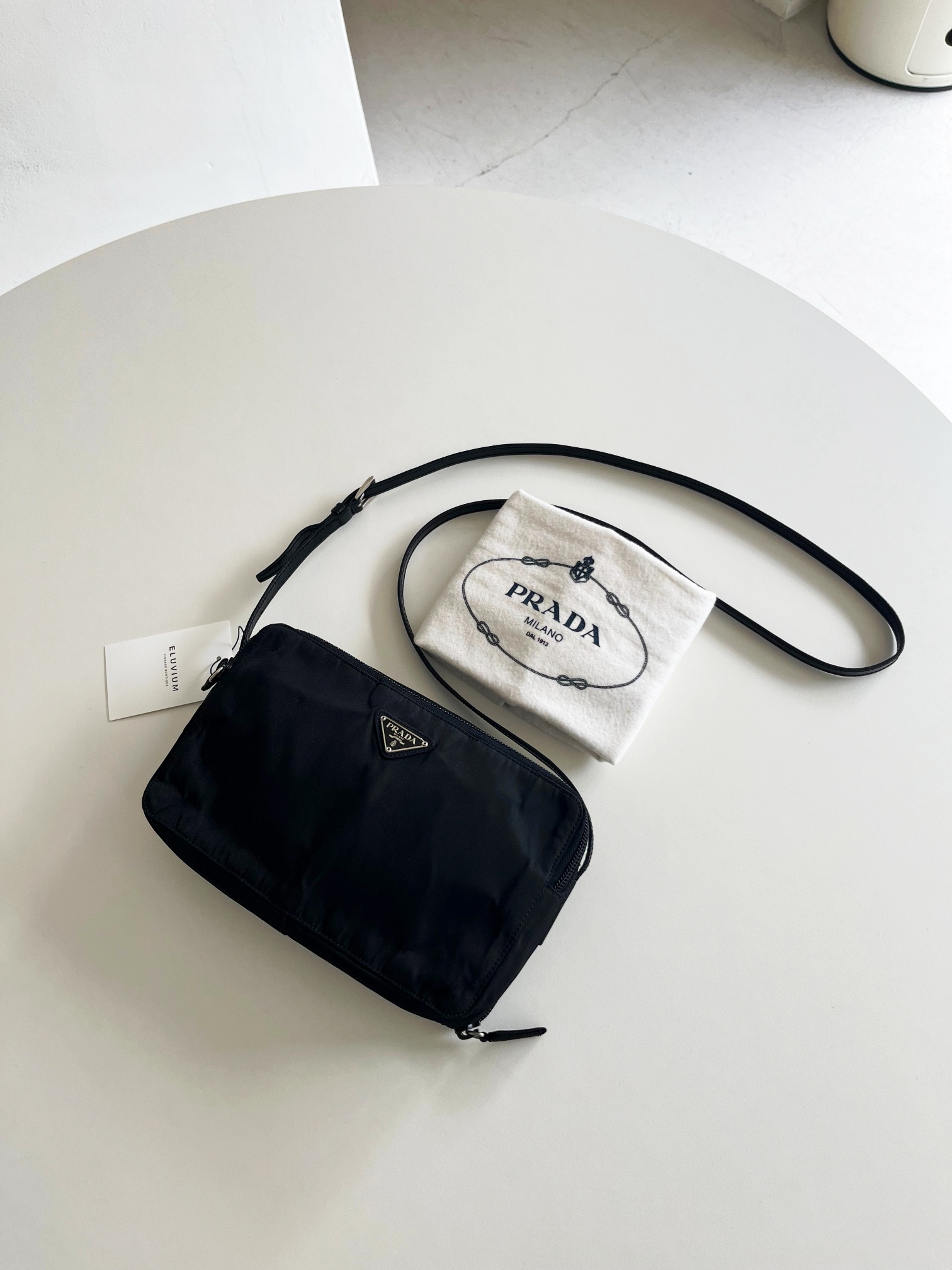 PRADA Pocono Box Shoulder Bag