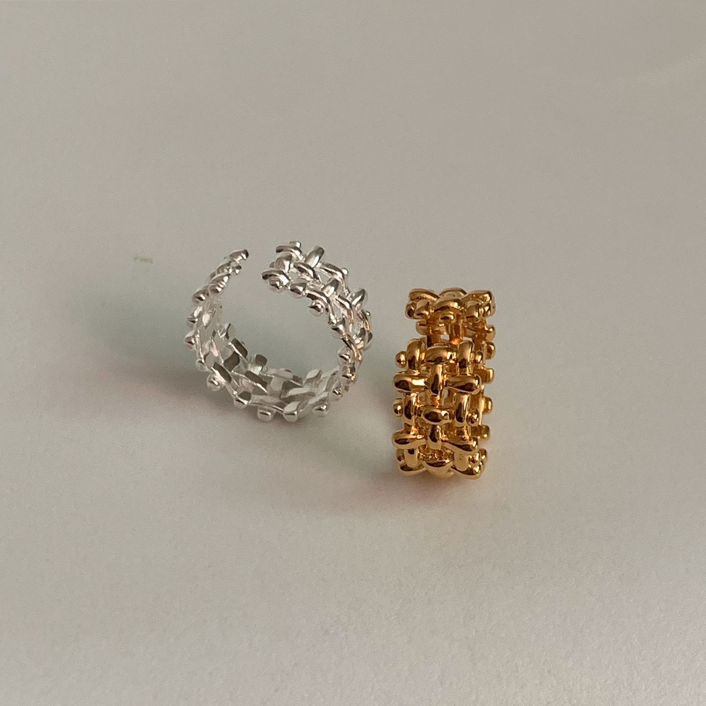 (silver925) Mesh open ring