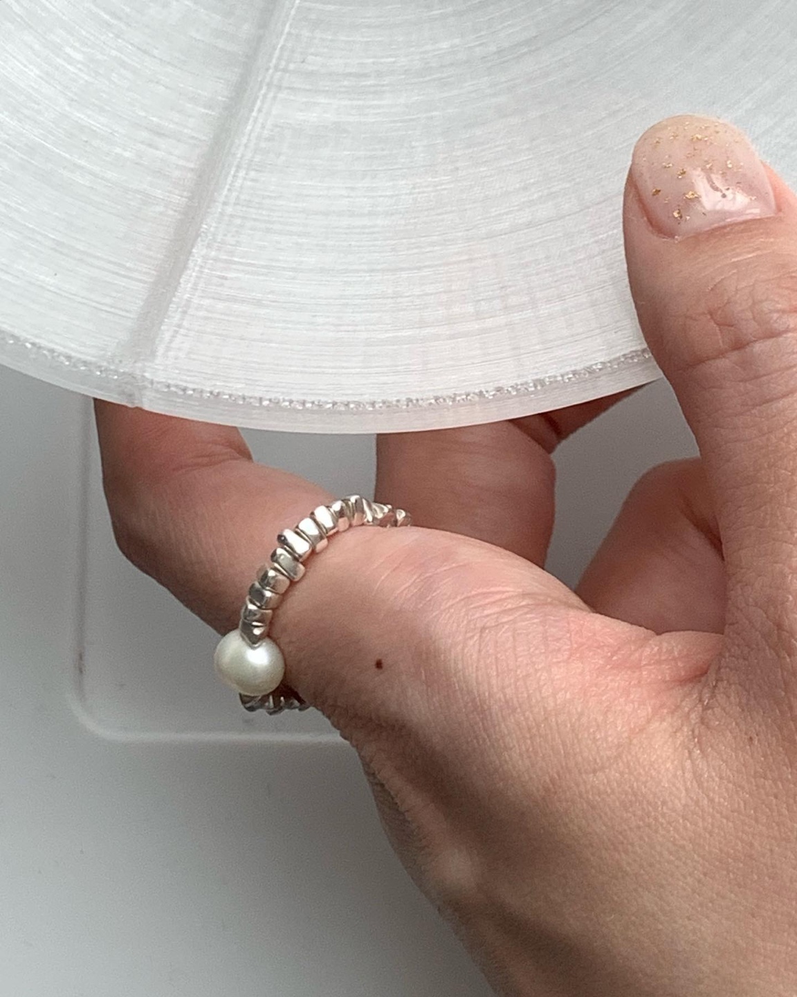 (silver925) Egg silver ring