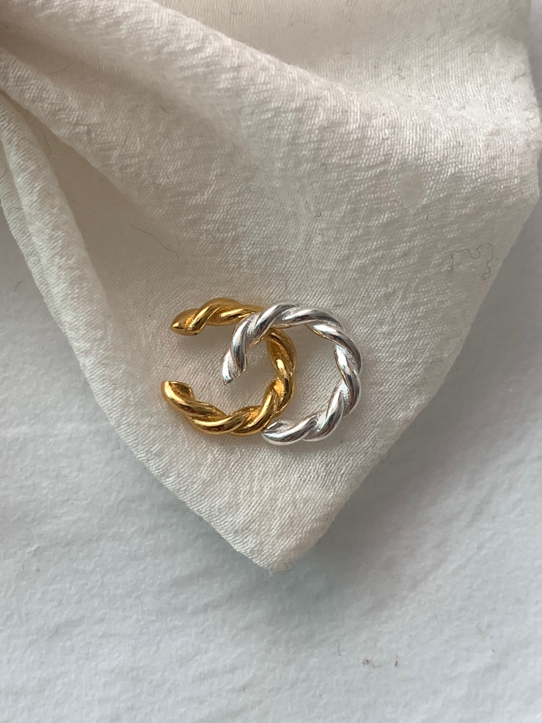 (silver925) Vintage twist earcuff