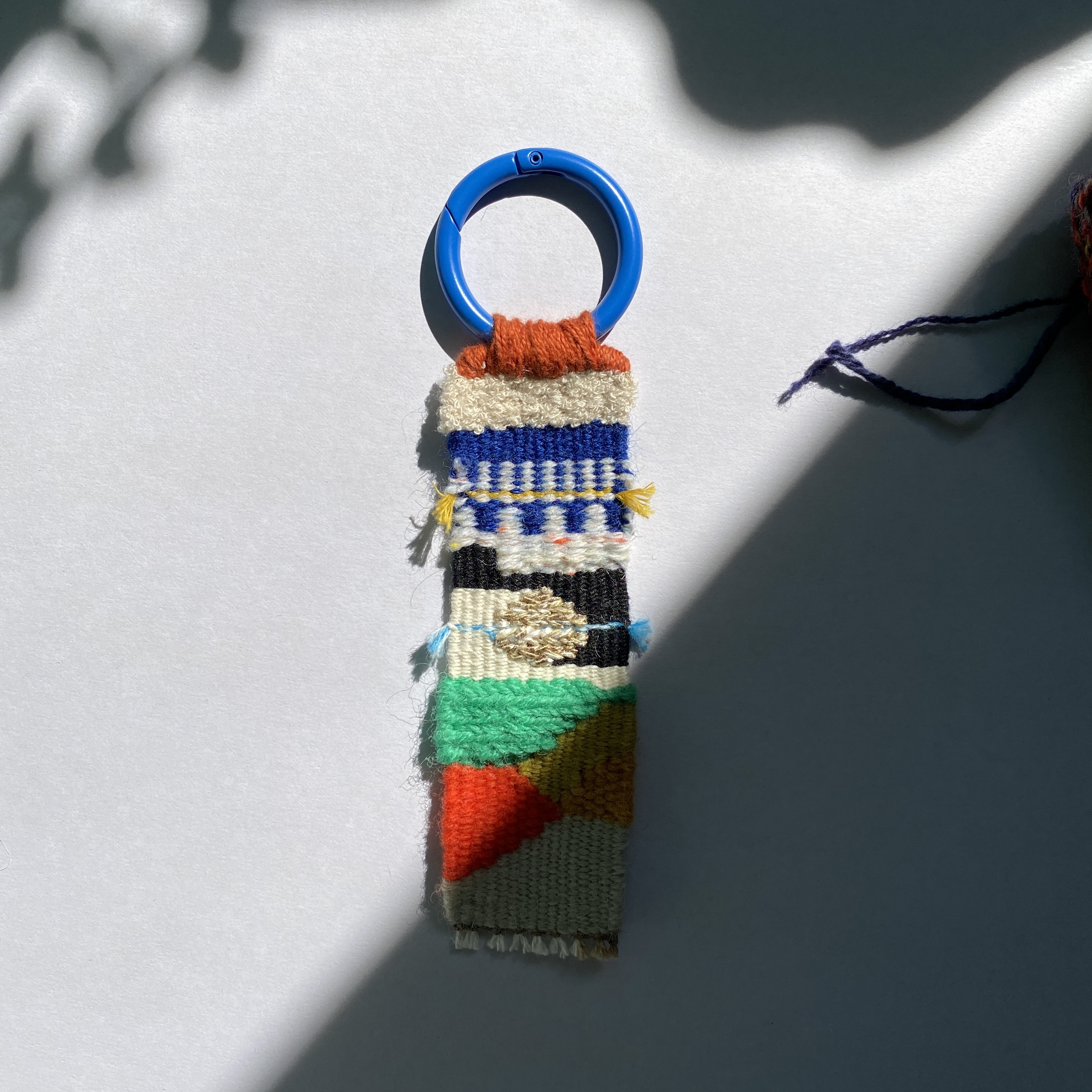 Hand woven Key Ring #2