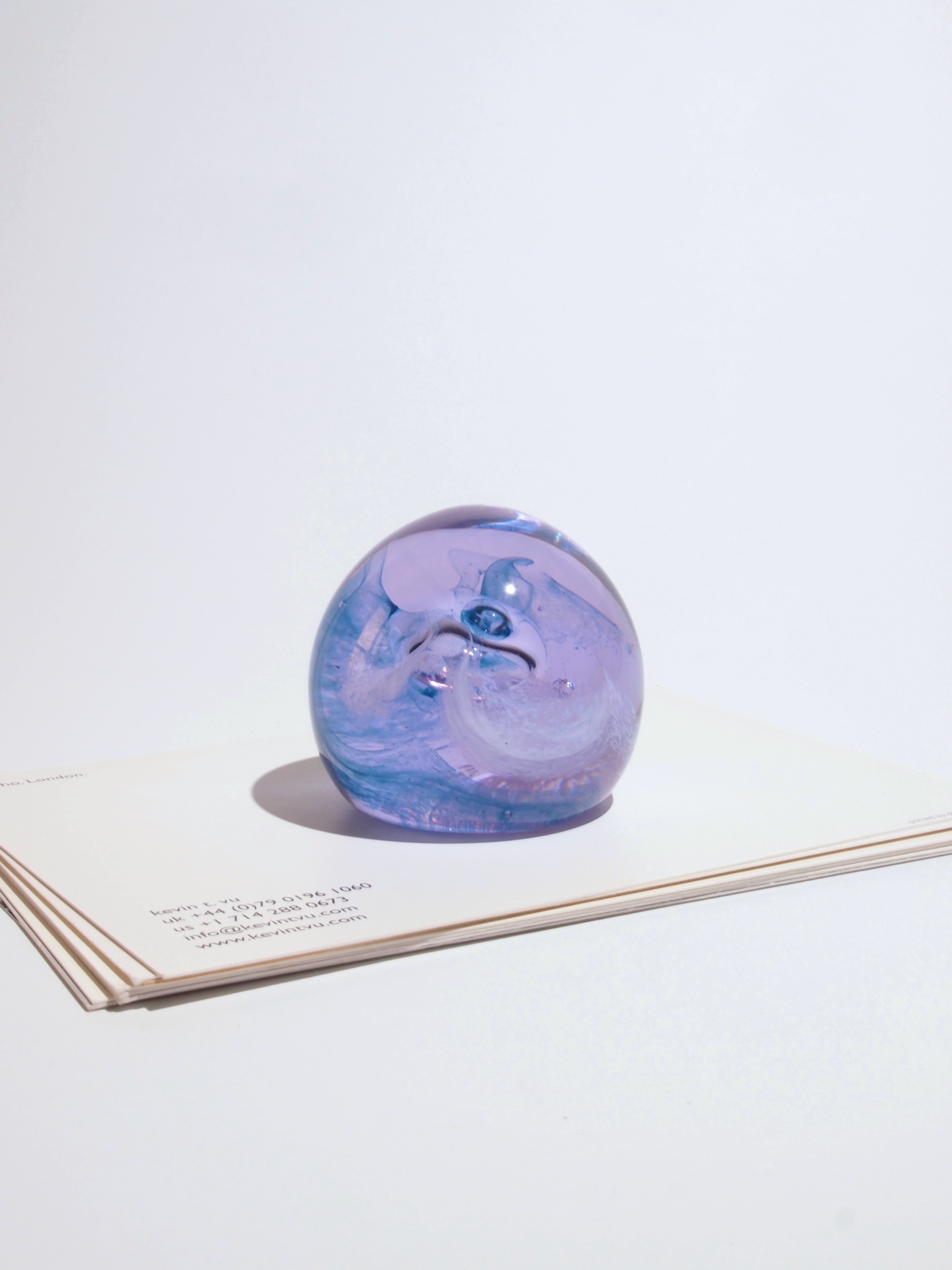 Vintage Caithness Glass 'MOONCRYSTAL' Paperweight