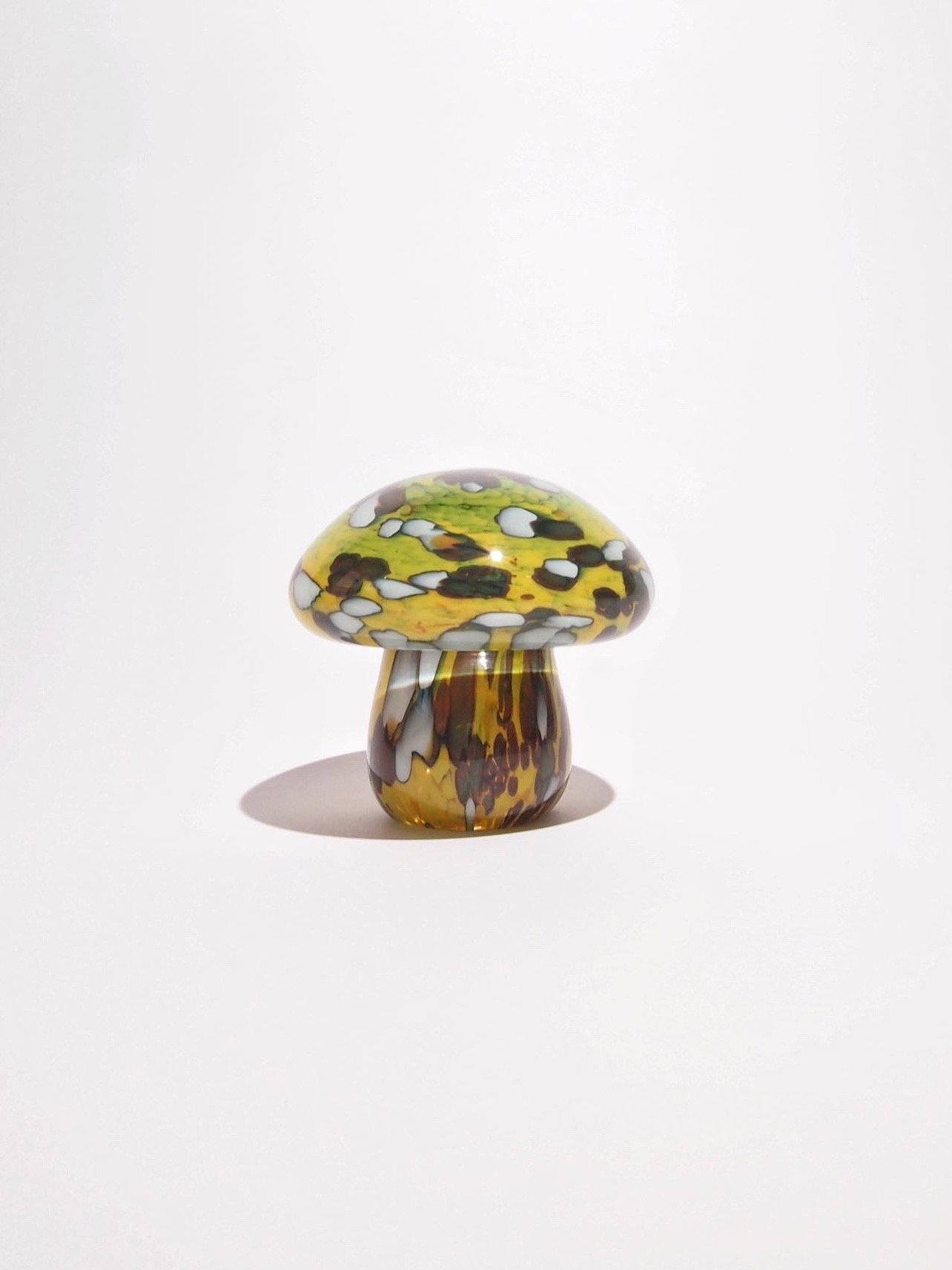 Vintage Mdina Glass Mushroom Paperweight