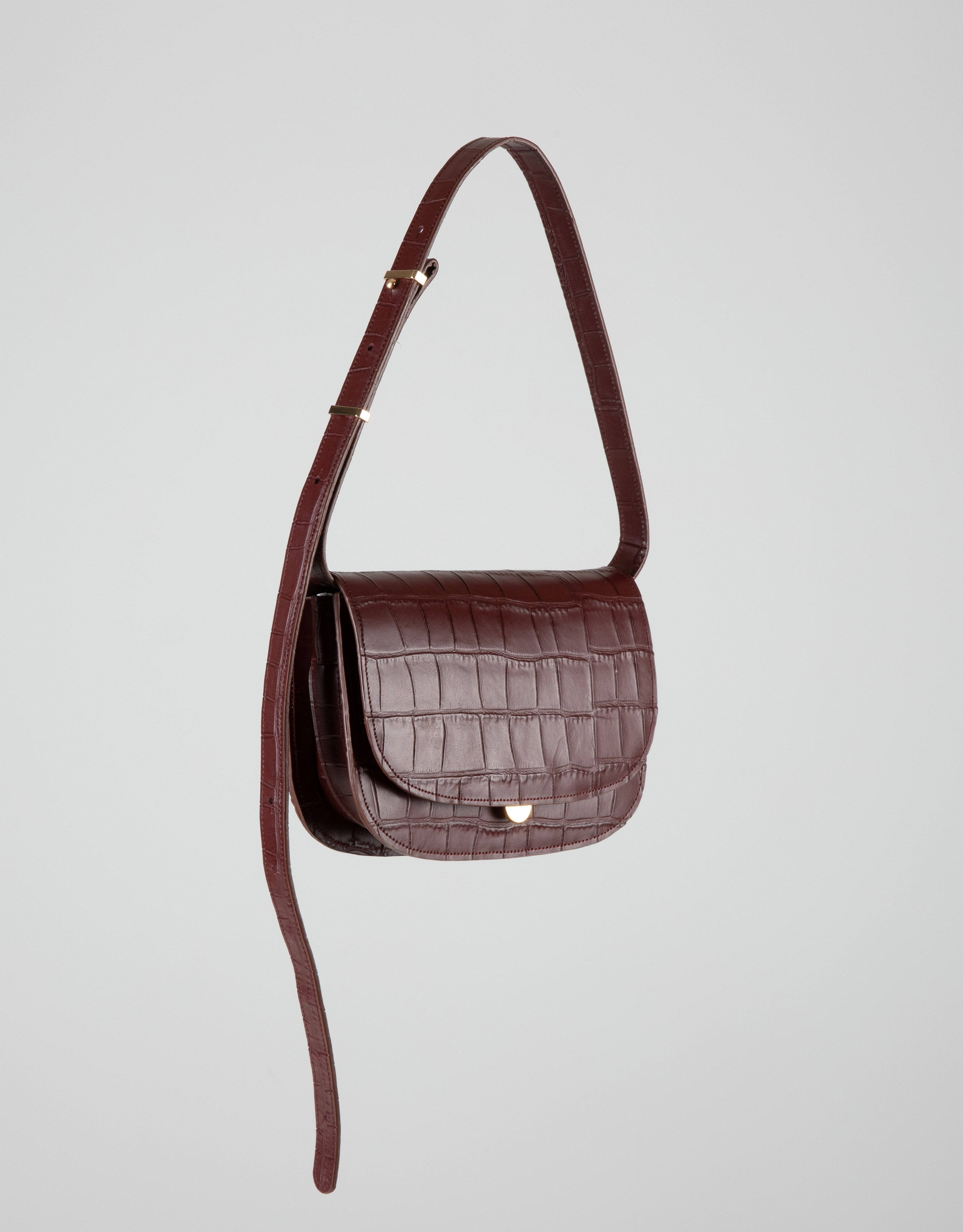 LUNA BAG, RED BROWN