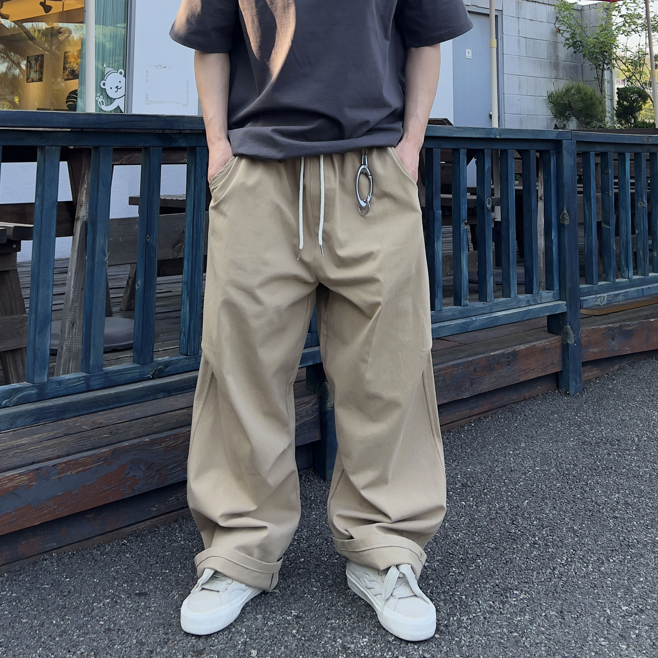 cotton unbalance pintuck pt (2color)