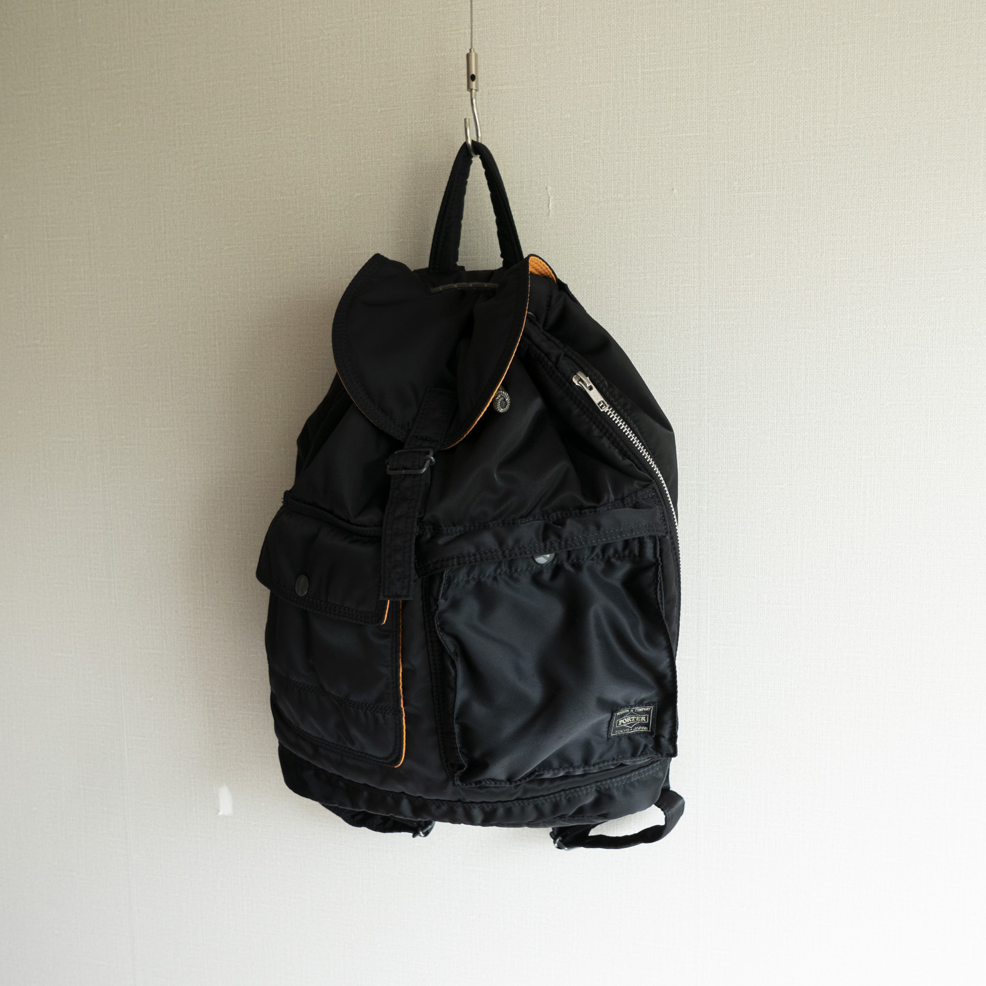 PORTER TANKER - RUCKSACK (snap ver, Black)